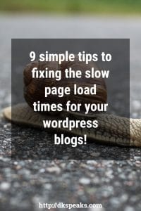 9 Simple Ways to Fix Page Load Times in Wordpress